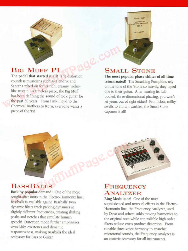 The Big Muff History of All Versions - Sovtek Big Muffs